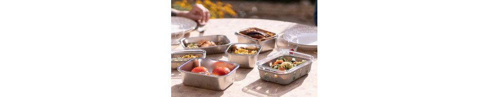 Boîtes Conservation Alimentaire GLASS SHOCK et METAL SHOCK